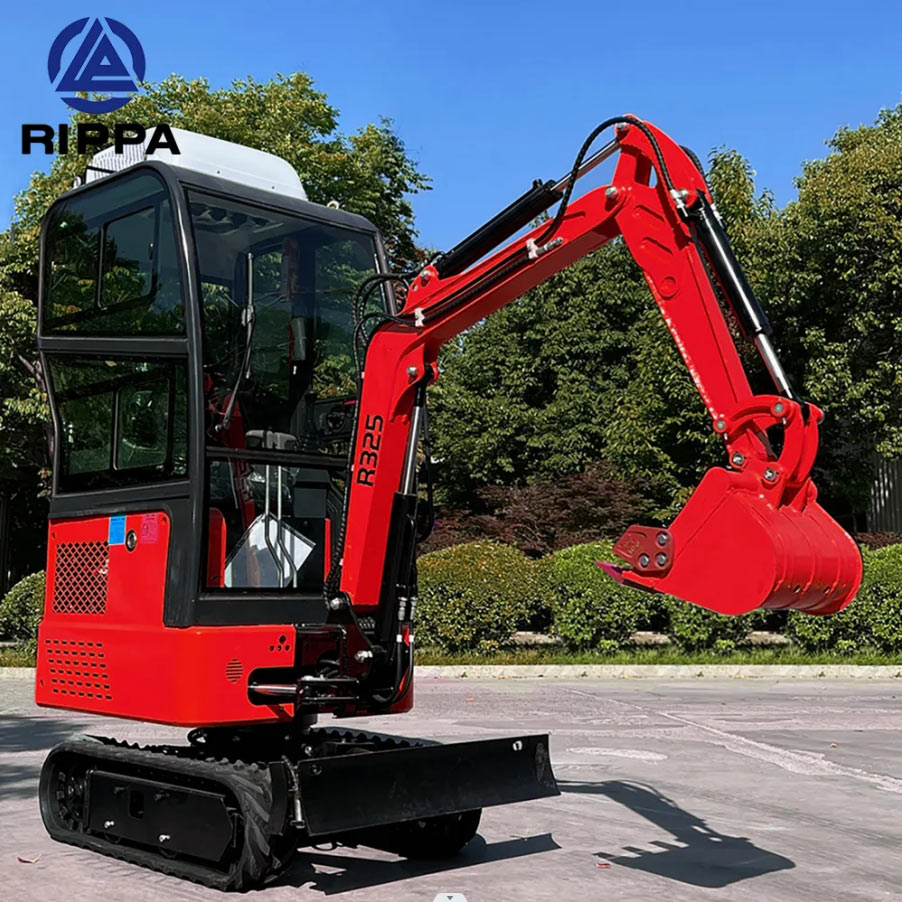 Earth-moving Machinery Mini Digger Excavators R325 1.7 Ton Mini ...