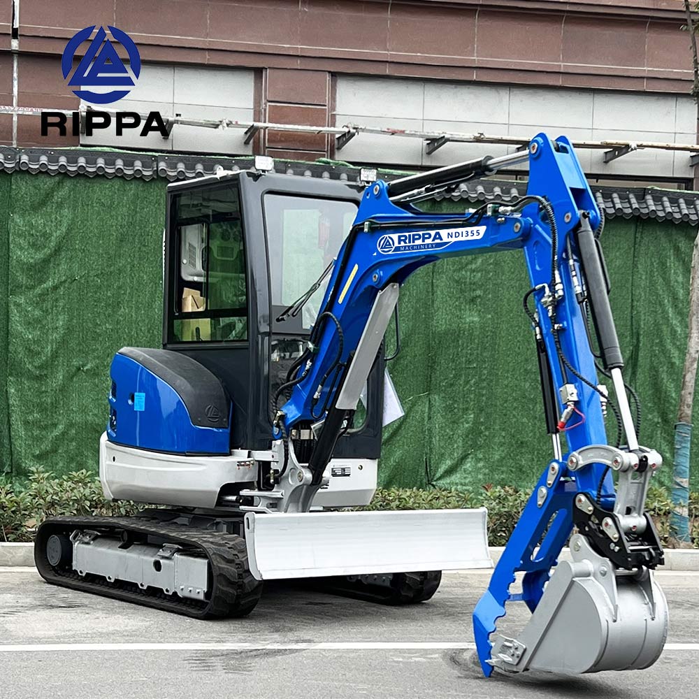 NDI355 mini excavator shipped to USA- Shandong Rippa Machinery Group Co ...